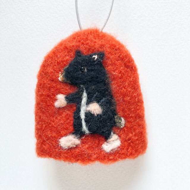 鍵のセーター keycase クロクマハムスター オレンジ | iichi ハンドメイド・クラフト作品・手仕事品の通販