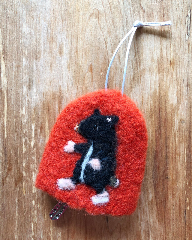 鍵のセーター keycase クロクマハムスター オレンジ | iichi ハンドメイド・クラフト作品・手仕事品の通販