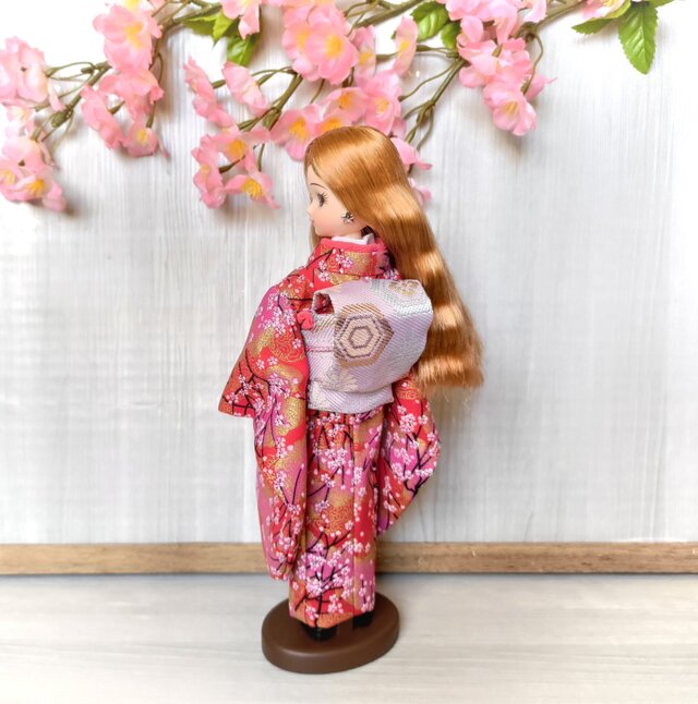 「隠れ里の四季…暁」22cmドール振袖着物 | iichi ハンドメイド・クラフト作品・手仕事品の通販