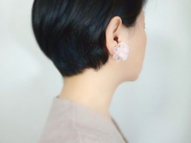 Fleur＊イヤリング・ピアス | iichi ハンドメイド・クラフト作品・手仕事品の通販