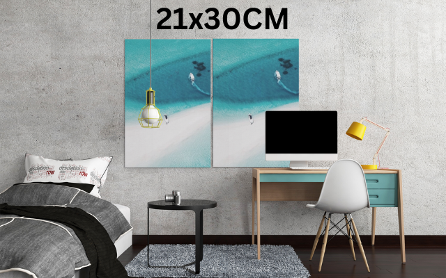 海の壁アート☆海好きのあなたに☆テンションの上がる部屋作り 21x30 CM | iichi ハンドメイド・クラフト作品・手仕事品の通販