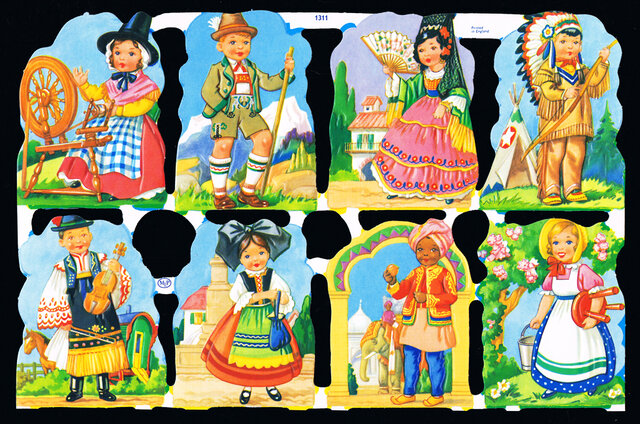 イギリス製クロモス スモールワールド＃1 ラメなし DA-CHER131 | iichi ハンドメイド・クラフト作品・手仕事品の通販