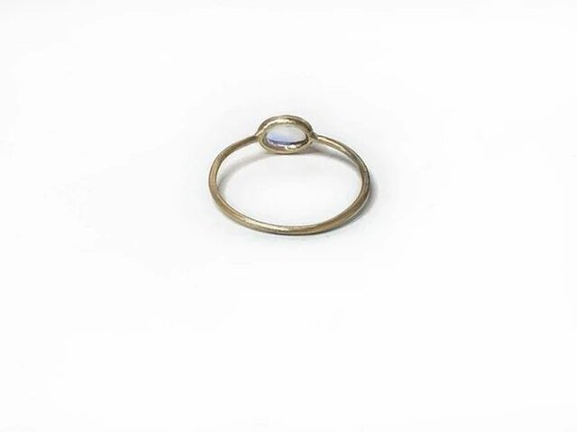 一点もの k18 Rainbow seed リング No.3/ 受注制作 | iichi ハンドメイド・クラフト作品・手仕事品の通販