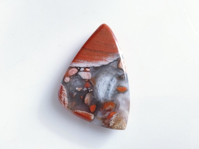 レインボージャスパー 35x23mm ルース | iichi 日々の暮らしを心地よくするハンドメイドやアンティークのマーケットプレイス