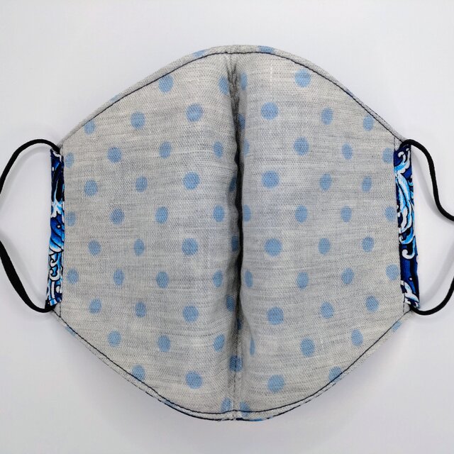 い868 荒波☆立体マスク | iichi ハンドメイド・クラフト作品・手仕事品の通販