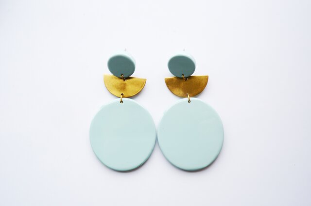 ピアス 水牛角（バッファローホーン) ER041 | iichi ハンドメイド・クラフト作品・手仕事品の通販