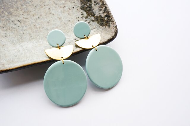 ピアス 水牛角（バッファローホーン) ER041 | iichi ハンドメイド・クラフト作品・手仕事品の通販