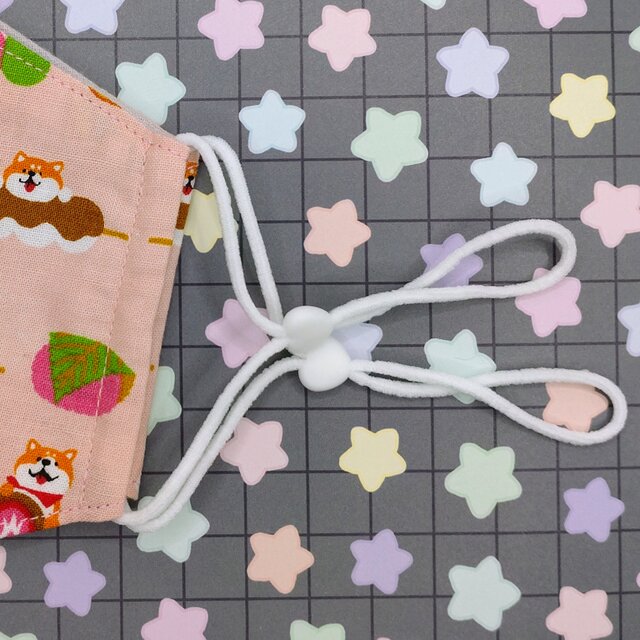 い875 和菓子な柴犬☆立体マスク | iichi ハンドメイド・クラフト作品・手仕事品の通販