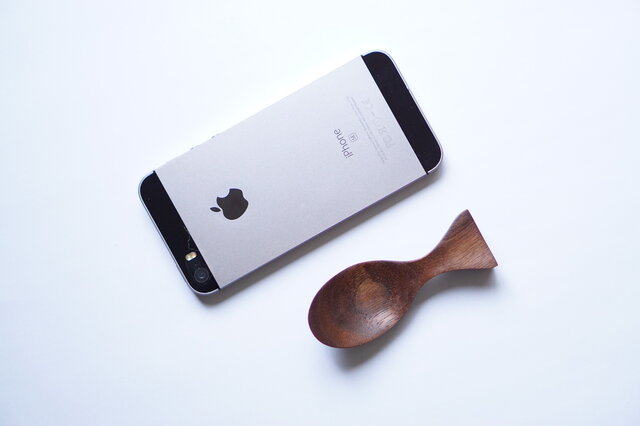 木のスタンディングスプーン（ウォルナット）No.1-631 | iichi ハンドメイド・クラフト作品・手仕事品の通販