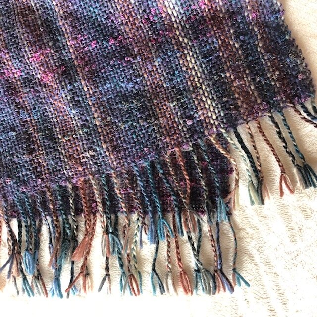 手織りマフラー | iichi 日々の暮らしを心地よくするハンドメイドやアンティークのマーケットプレイス