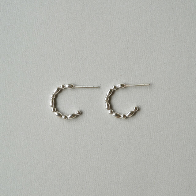 バルーンフープピアス(GR-E012、GR-E013) | iichi ハンドメイド・クラフト作品・手仕事品の通販