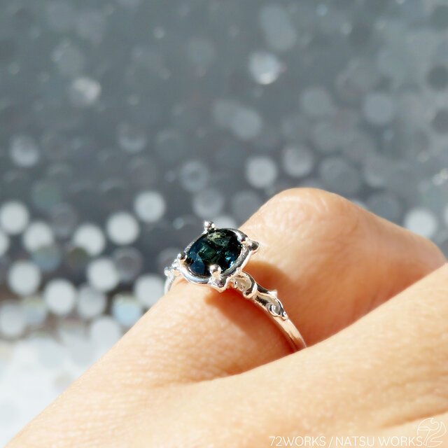 サファイア リング / Blue Sapphire Ring o | iichi 日々の暮らしを心地よくするハンドメイドやアンティークのマーケットプレイス