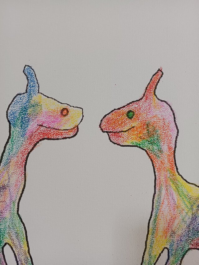 みつめあう | iichi ハンドメイド・クラフト作品・手仕事品の通販