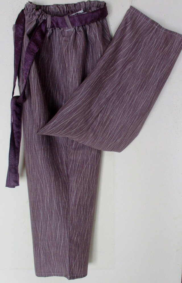 6968 着物で作ったパンツ ＃送料無料 | iichi 日々の暮らしを心地よくするハンドメイドやアンティークのマーケットプレイス