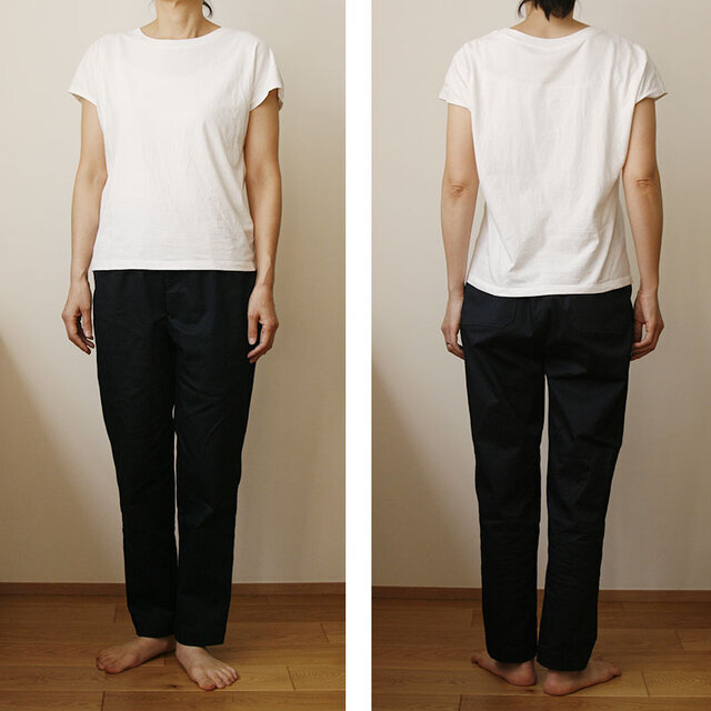 【sale】ペグパンツ ベージュ（ML） | iichi 日々の暮らしを心地よくするハンドメイドやアンティークのマーケットプレイス