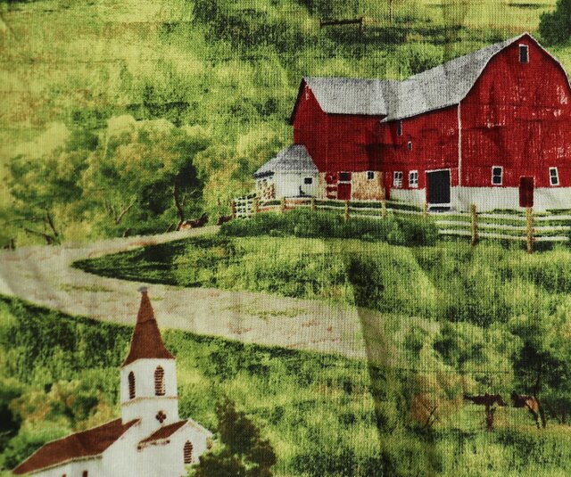 sale グリーン系 ドロップショルダーワンピース ポケット付き 景色 風景 LL～3L 送料無料 | iichi ハンドメイド・クラフト作品・手仕事品の通販