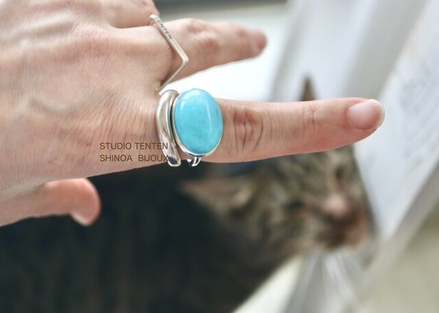 [アマゾンからのblue gift]ring | iichi ハンドメイド・クラフト作品・手仕事品の通販