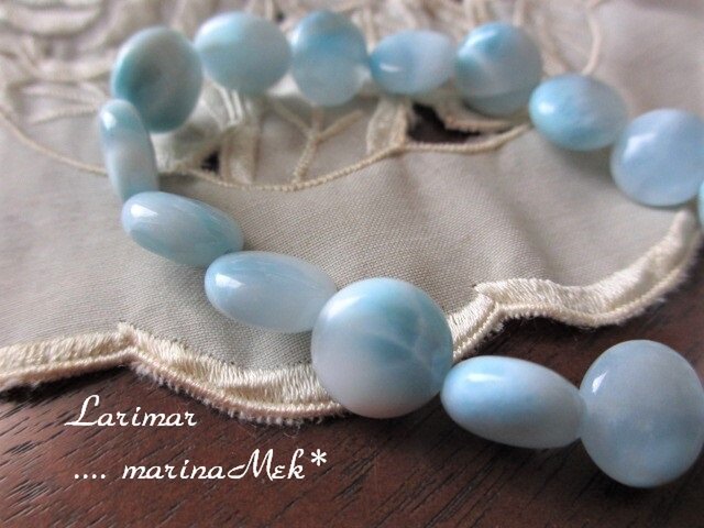 【marinMek*】ラリマーブレスレット | iichi ハンドメイド・クラフト作品・手仕事品の通販
