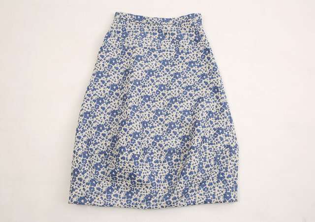 #418バルーンスカート(ブルージャガード) | iichi ハンドメイド・クラフト作品・手仕事品の通販