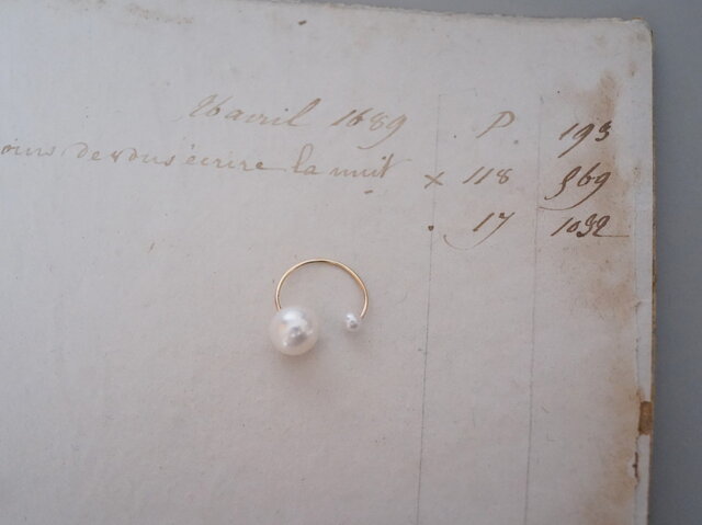 ear cuff 淡水パール | iichi 日々の暮らしを心地よくするハンドメイドやアンティークのマーケットプレイス