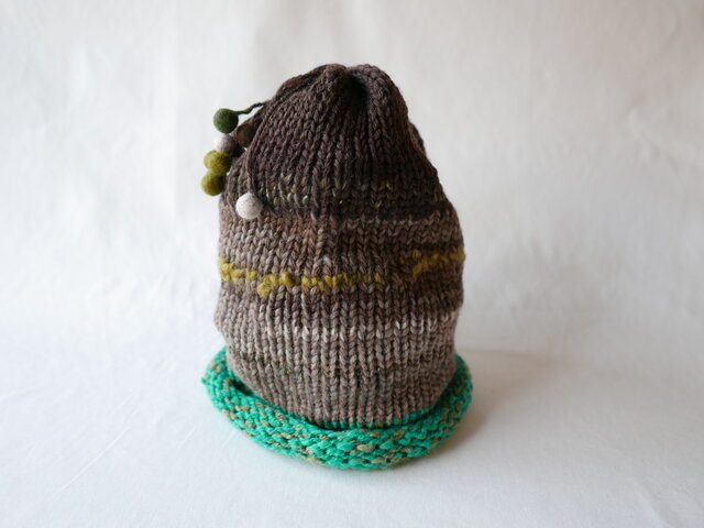 knit cap 「Ficus benjamina barok」 | iichi 日々の暮らしを心地よくするハンドメイドやアンティークのマーケットプレイス