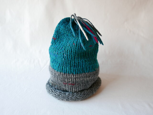 knit cap 「Ficus burgundy」 | iichi 日々の暮らしを心地よくするハンドメイドやアンティークのマーケットプレイス