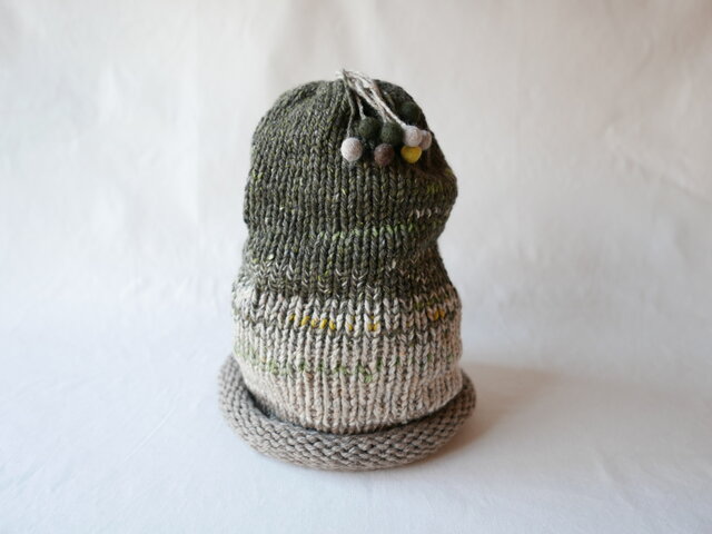 knit cap 「Ficus microcarpa」 | iichi 日々の暮らしを心地よくするハンドメイドやアンティークのマーケットプレイス