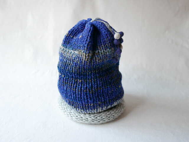 knit cap 「Statice」 | iichi 日々の暮らしを心地よくするハンドメイドやアンティークのマーケットプレイス