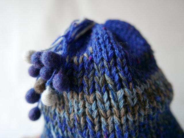 knit cap 「Statice」 | iichi 日々の暮らしを心地よくするハンドメイドやアンティークのマーケットプレイス