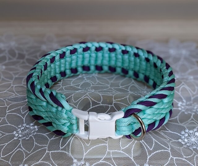 大型犬、中型犬用 バックルタイプ首輪（内周37cm） | iichi 日々の暮らしを心地よくするハンドメイドやアンティークのマーケットプレイス