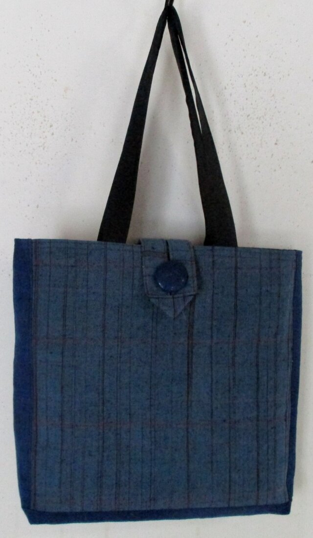 7004 紬で作った手提げ袋（タブレット入れ） ＃送料無料 | iichi ハンドメイド・アンティーク・食品・ギフト・手作り
