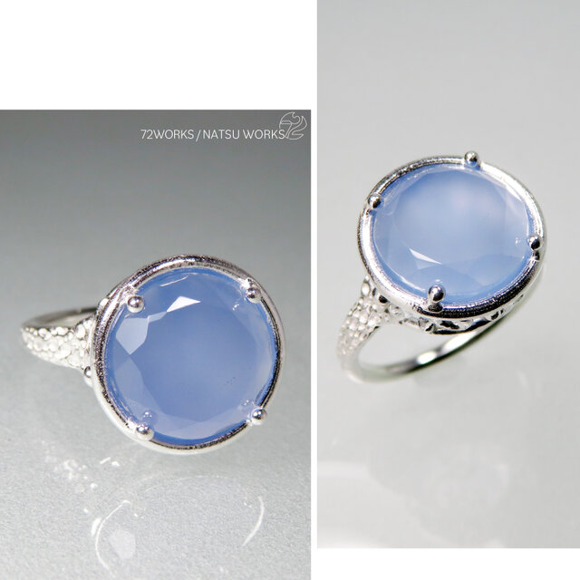 カルセドニーリング / Namibian Chalcedony Ring | iichi ハンドメイド・クラフト作品・手仕事品の通販