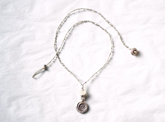 トライバルチャーム x リビアングラス アミュレットペンダント silver950 | iichi ハンドメイド・クラフト作品・手仕事品の通販