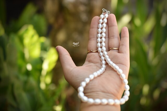 命の自然★真珠パール トルマリンネックレス983 | iichi ハンドメイド・クラフト作品・手仕事品の通販