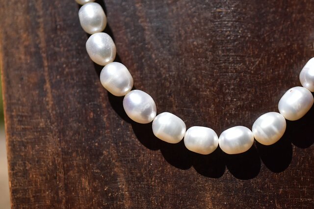 命の自然★真珠パール トルマリンネックレス983 | iichi ハンドメイド・クラフト作品・手仕事品の通販