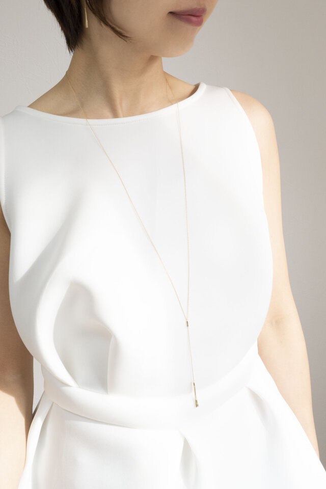 K18 Forest long necklace | iichi ハンドメイド・クラフト作品・手仕事品の通販