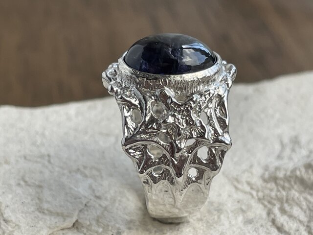 《C様オーダー品》宇宙の煌めきリング | iichi 日々の暮らしを心地よくするハンドメイドやアンティークのマーケットプレイス