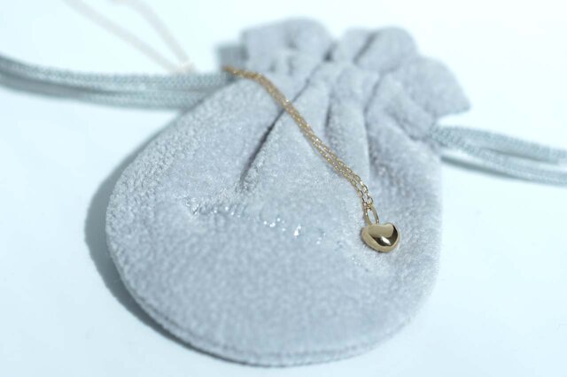 【送料無料】K18 ハート スライドチェーンネックレス 45cm | iichi 日々の暮らしを心地よくするハンドメイドやアンティークのマーケットプレイス