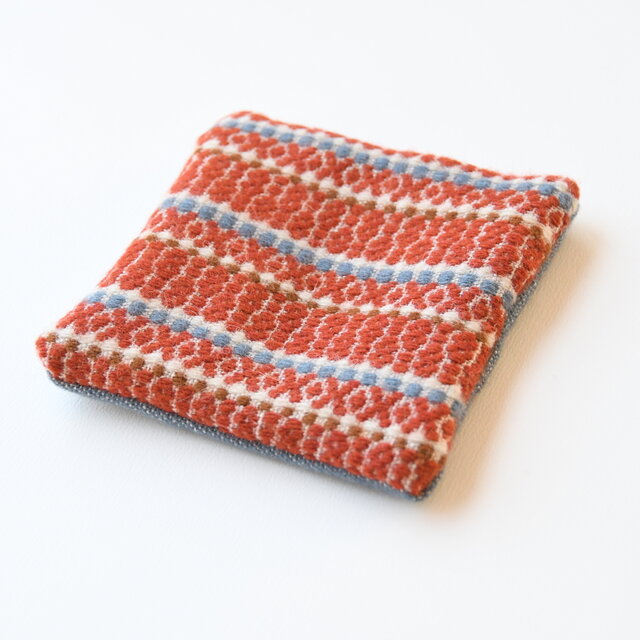 バラの小道のコースター red×ice blue | iichi ハンドメイド・クラフト作品・手仕事品の通販