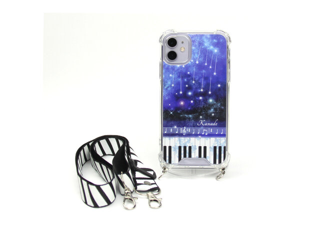 iPhoneネックストラップ付きスマホケース【奏（Kanade）】iPhone各種（名入れ可） | iichi 日々の暮らしを心地よくするハンドメイドやアンティークのマーケットプレイス