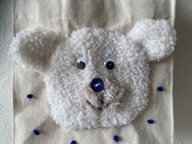 しろくまのミニバッグ | iichi ハンドメイド・クラフト作品・手仕事品の通販