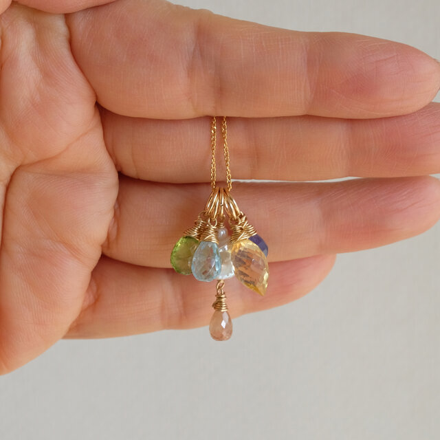 ネックレストップセット（ペリドット・シトリン・タンザナイト etc.） | iichi ハンドメイド・クラフト作品・手仕事品の通販