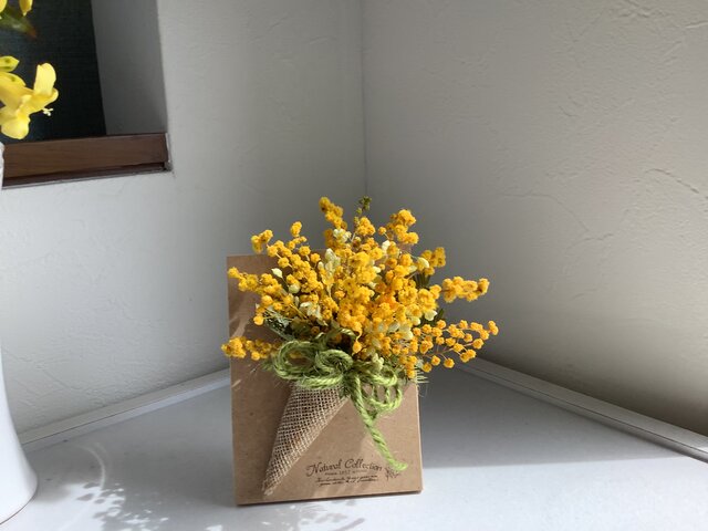 atelierBLUGRA八ヶ岳から ミモザのミニミニボード11 | iichi ハンドメイド・クラフト作品・手仕事品の通販