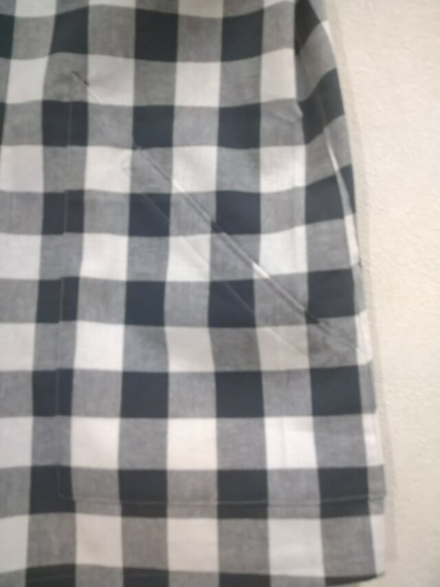 リラックス効果。綿チェックのチュニック。GPOch-97 | iichi ハンドメイド・クラフト作品・手仕事品の通販