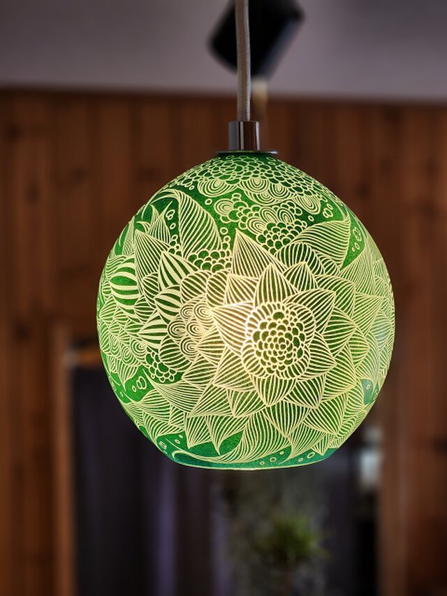 Lamp birth ～Green～ | iichi ハンドメイド・クラフト作品・手仕事品の通販