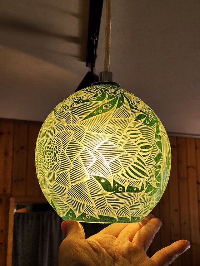Lamp birth ～Green～ | iichi ハンドメイド・クラフト作品・手仕事品の通販