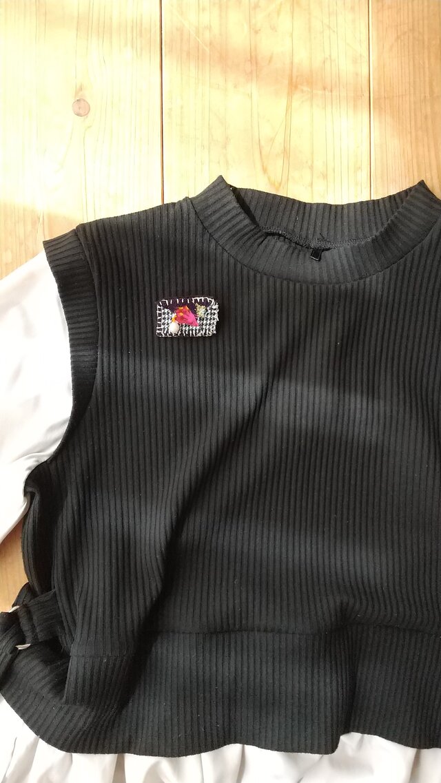 hagireブローチNo.43 | iichi ハンドメイド・クラフト作品・手仕事品の通販