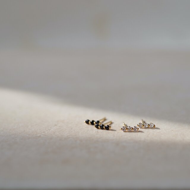 CZドットピアス(GR-E019、GR-E020) | iichi ハンドメイド・クラフト作品・手仕事品の通販