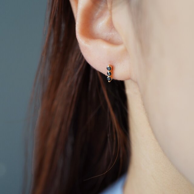 CZドットピアス(GR-E019、GR-E020) | iichi ハンドメイド・クラフト作品・手仕事品の通販