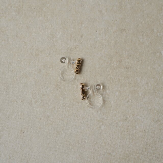 CZドットノンホールピアス(GR-E019C、GR-E020C) | iichi ハンドメイド・クラフト作品・手仕事品の通販